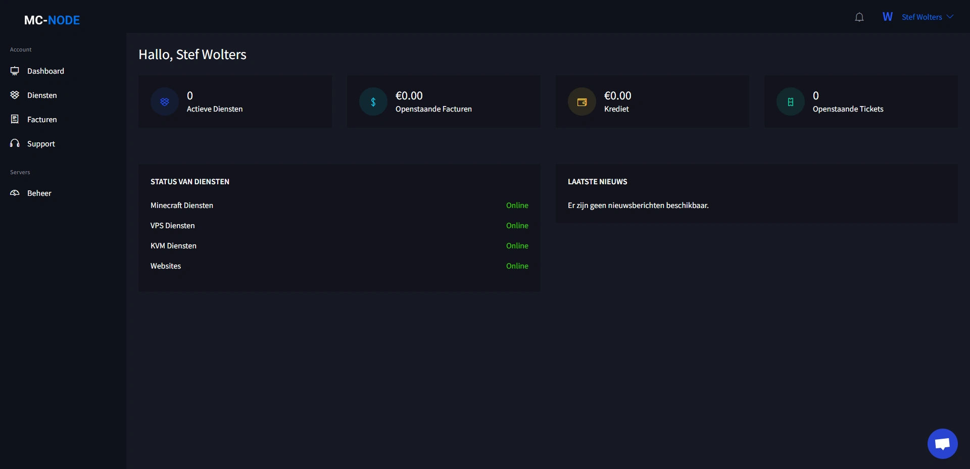 Dedicated Servers vanaf €59,00/maand - MC-Node